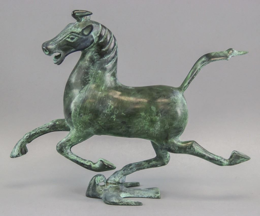 Han Replica Bronze Galloping Horse