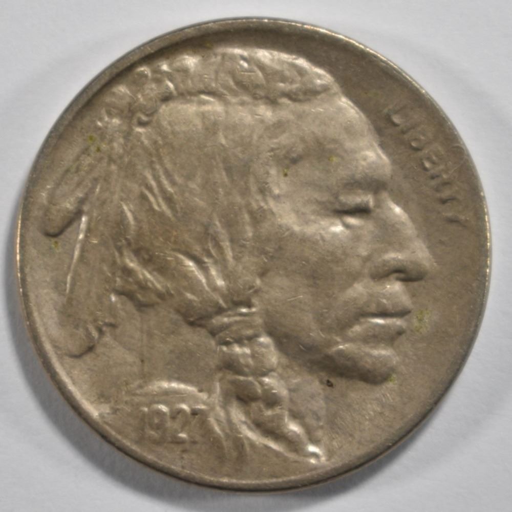 1927-S BUFFALO NICKEL NICE ORIG. BU