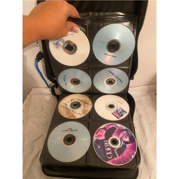 Large book of DVDs