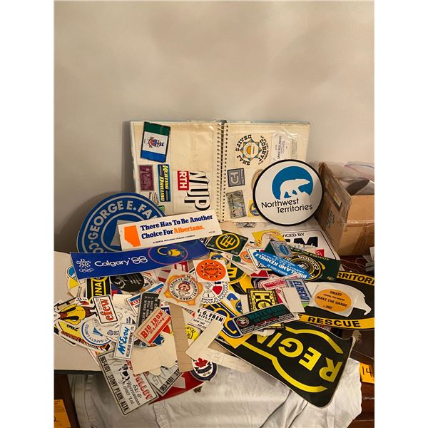 Two albums and lots of stickers