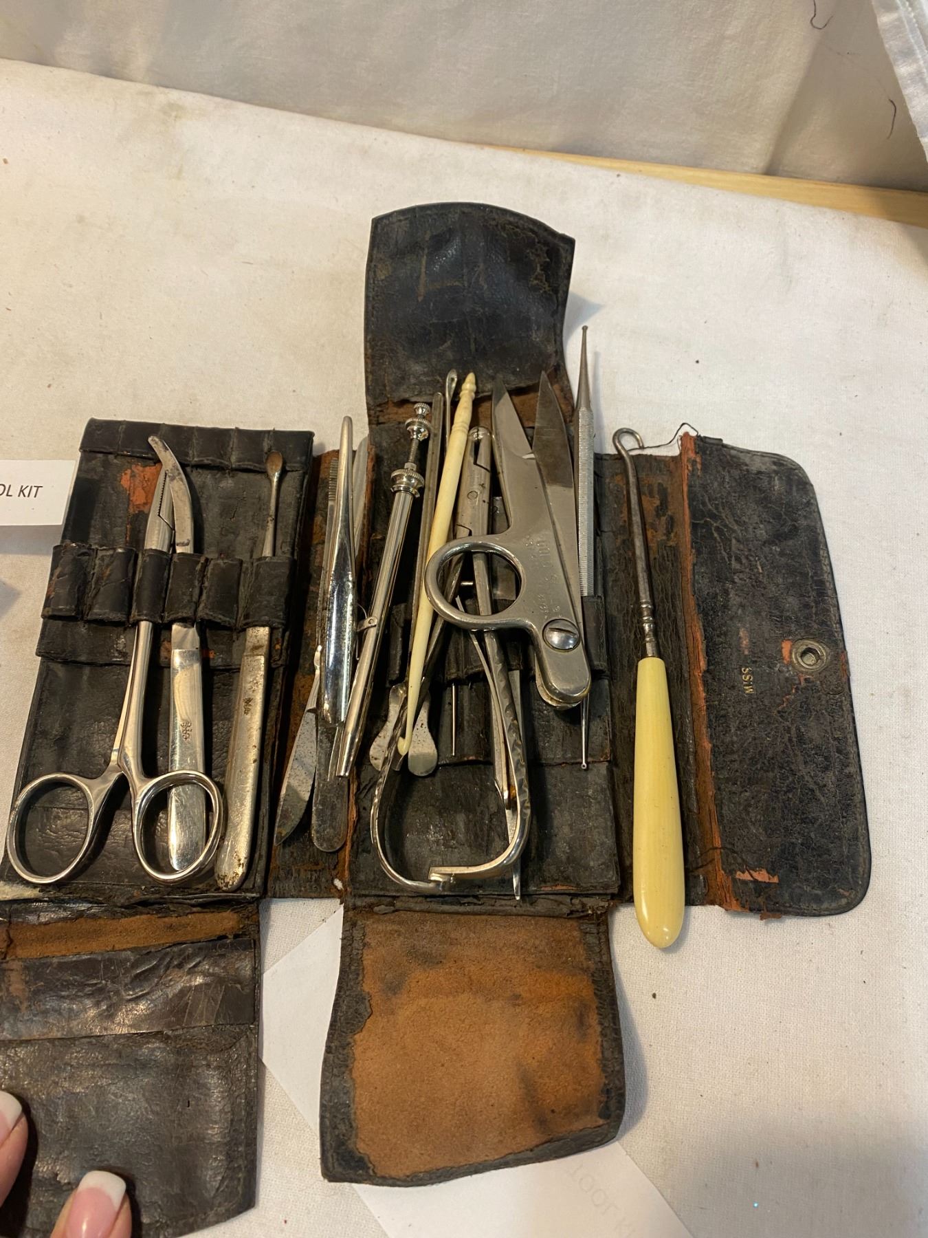 Vintage medical tool kit