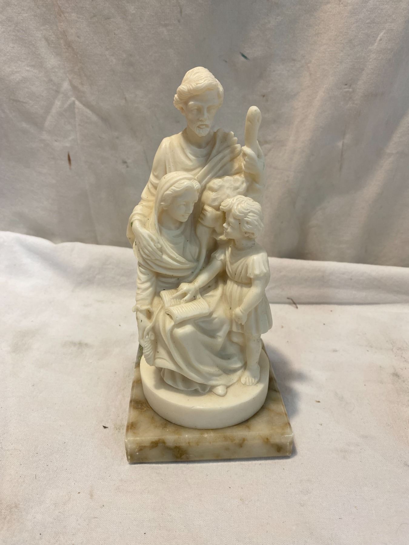 Alabaster hand carved 7.5 inches
