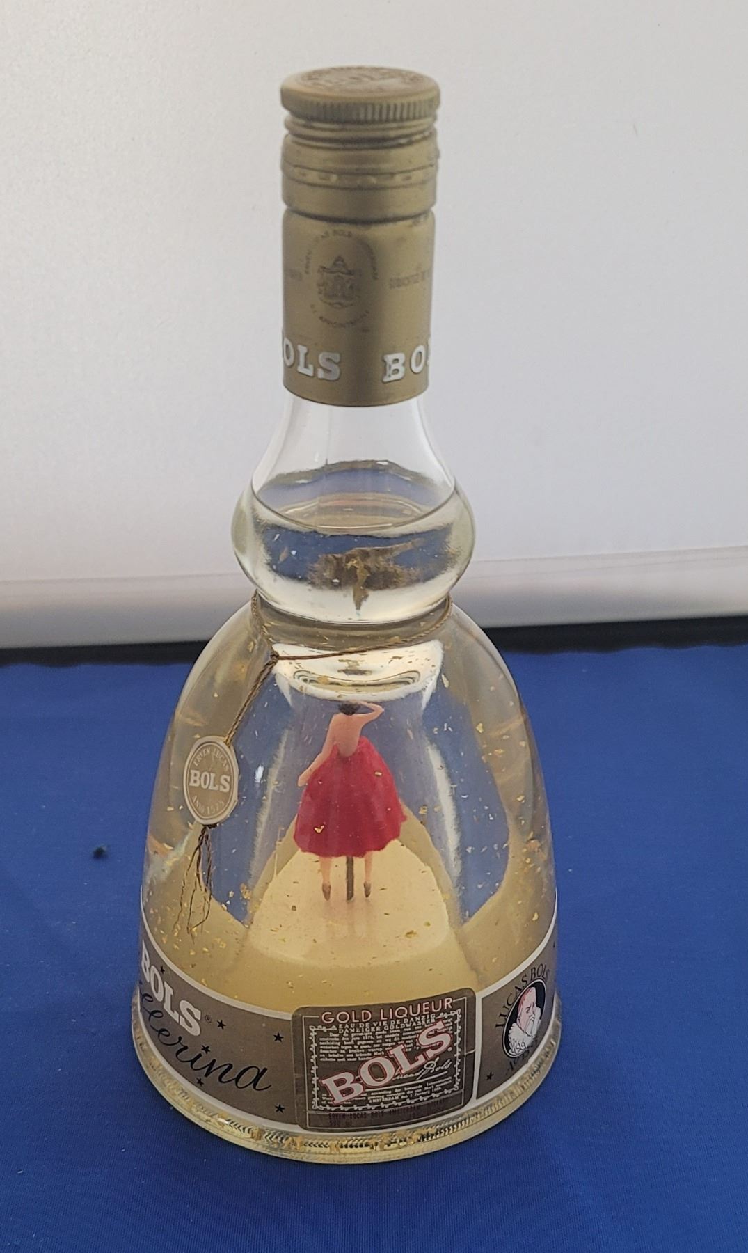 Lucas Bols Gold Liqueur With Music Box Dancing Ballerina