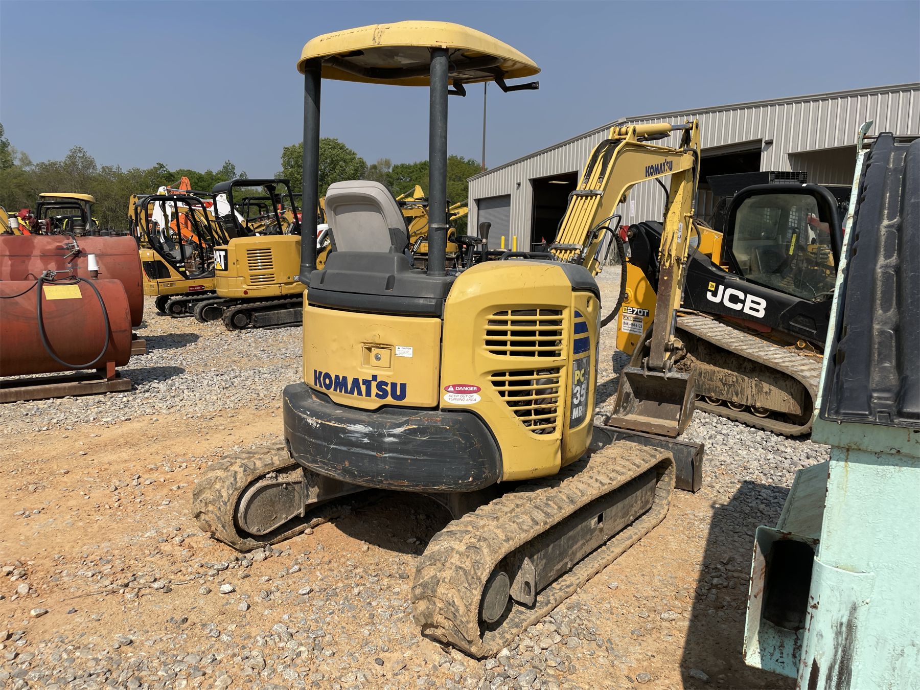 2014 KOMATSU PC35MR-3 Excavator - Mini - J.M. Wood Auction Company, Inc.