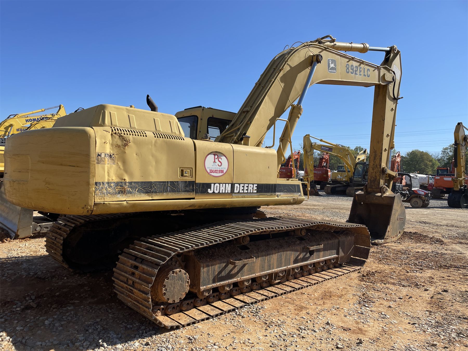 1996 JOHN DEERE 892E LC Excavator - J.M. Wood Auction Company, Inc.