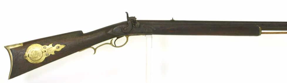 Antique Plains half stock percussion rifle