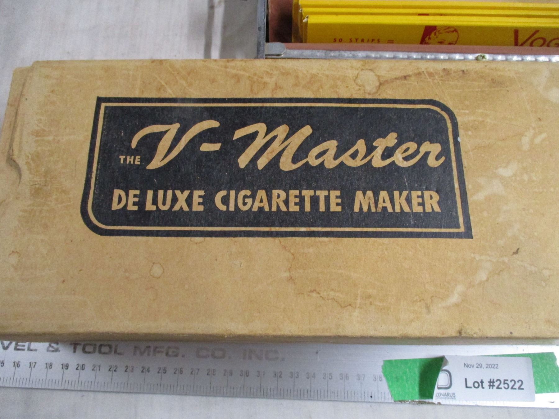 V Master Cigarette Maker Misc Candles Bodnarus Auctioneering