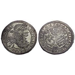 Austria, Leopold I (Hogmouth) (1658-1705), 3 Kreuzer, 1701, Graz Mint - KM 450