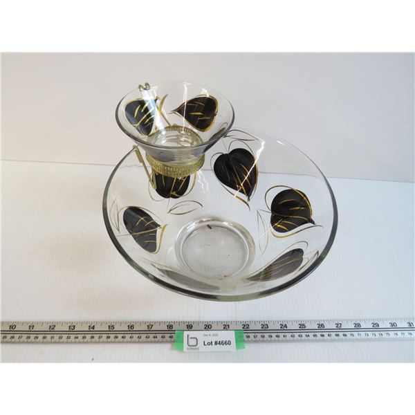 Glass Chip And Dip Bowls Bodnarus Auctioneering