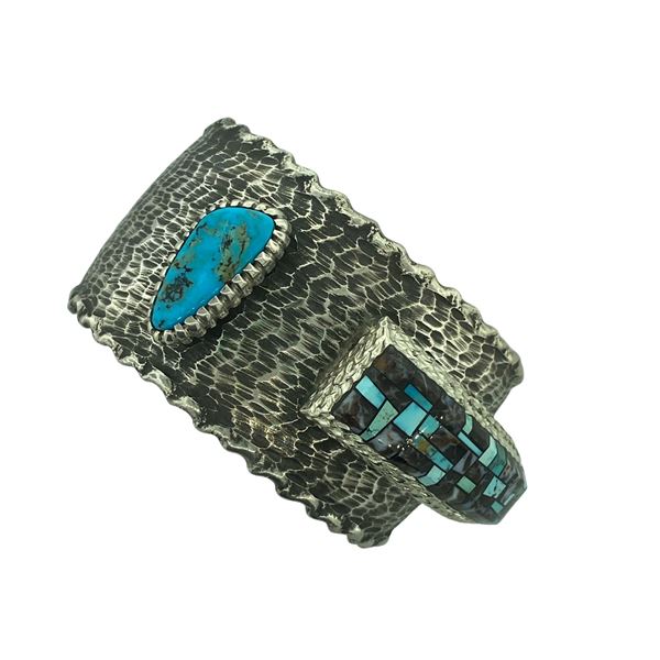Alvin Yellowhorse (Navajo), Raised Cutout Bracelet