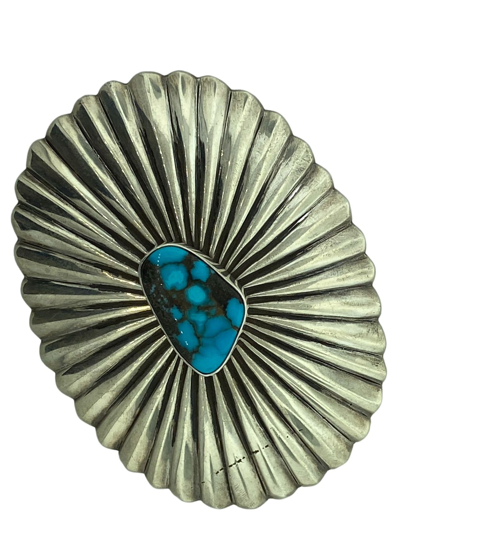 Cippy Crazyhorse (Cochiti), Traditional Buckle