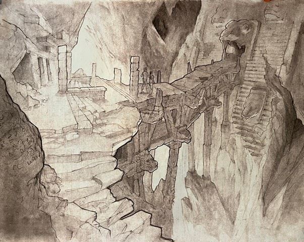 Mortal Kombat Annihilation Concept Art Drawings Memorabilia