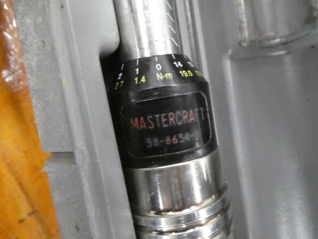 DeWalt drill & Mastercraft torque wrench