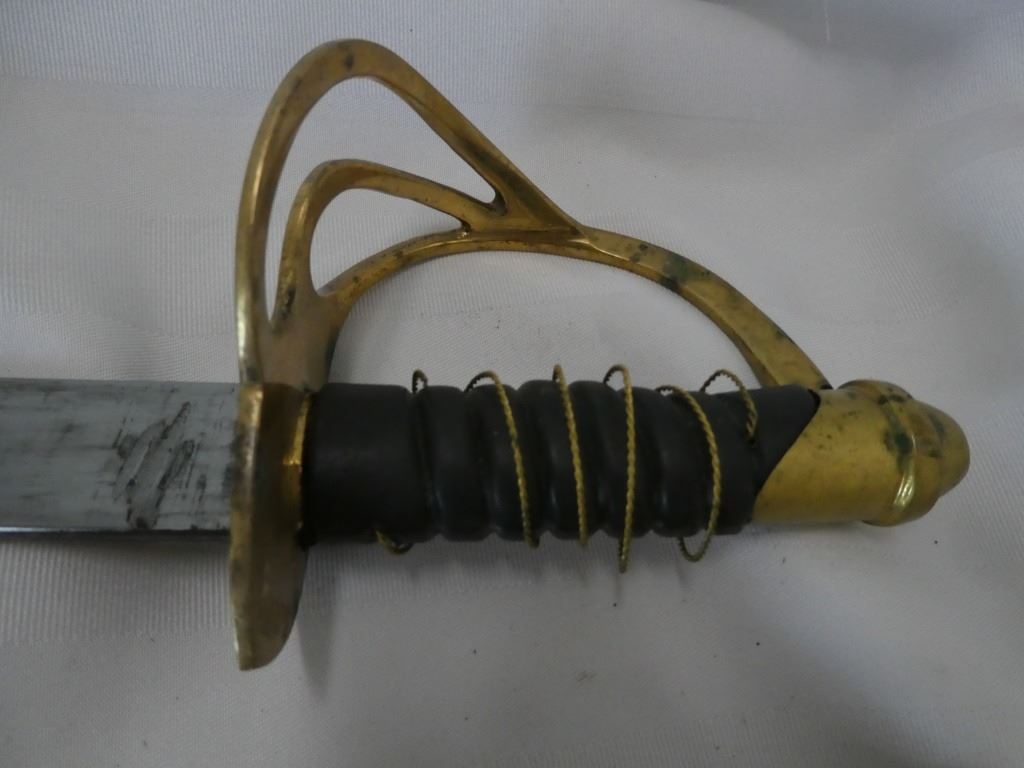 curved rapier sword w/ sheath