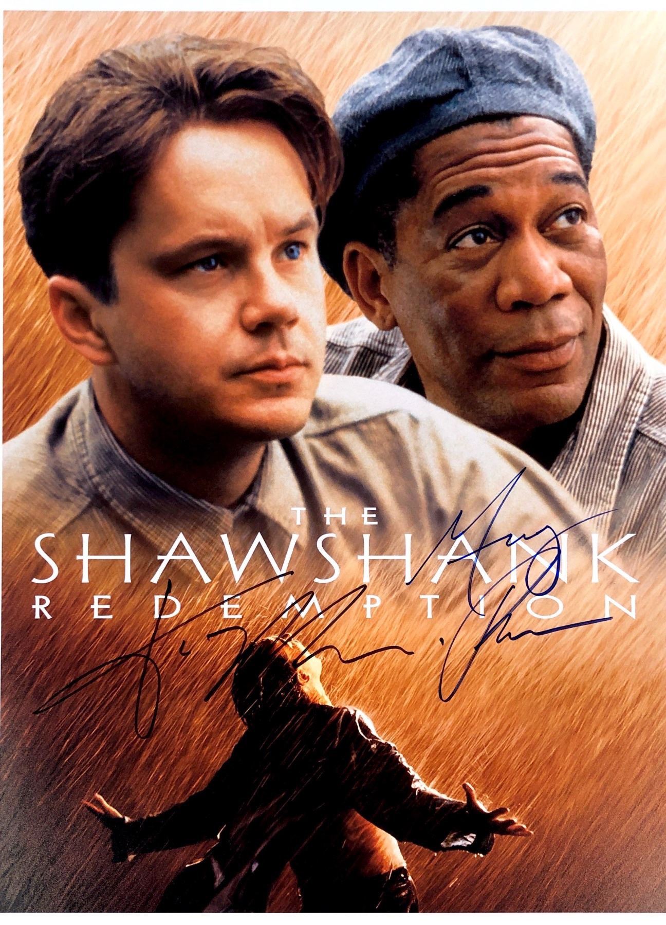 Morgan Freeman Autograph Signed Shawshank Redemption Poster