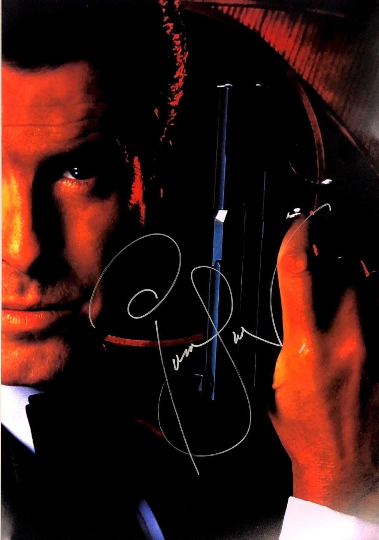 Pierce Brosnan Autograph Signed James Bond 007 Poster