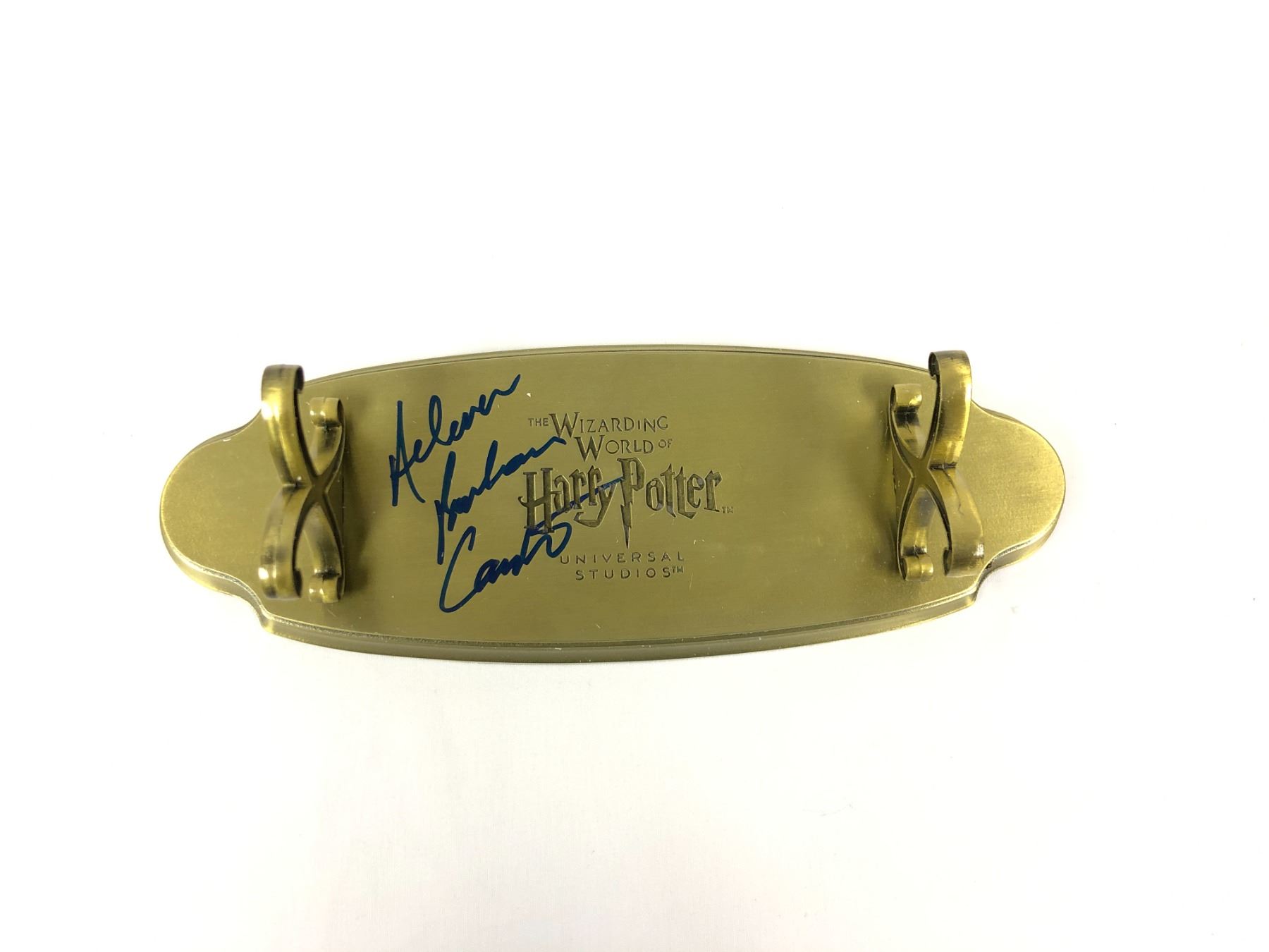 Harry Potter Helena Bonham Carter Signd Wand Stand