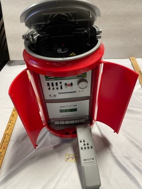 Akura Brand Coke Can CD Player , Tape Player and Radio WITH REMOTE