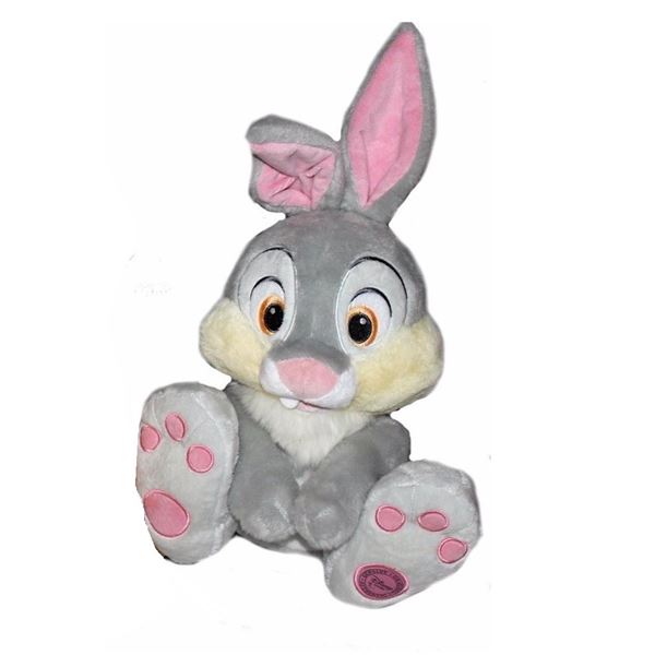 Disney Store 14” Thumper Plush Grey Rabbit Bambi Stuffed Animal