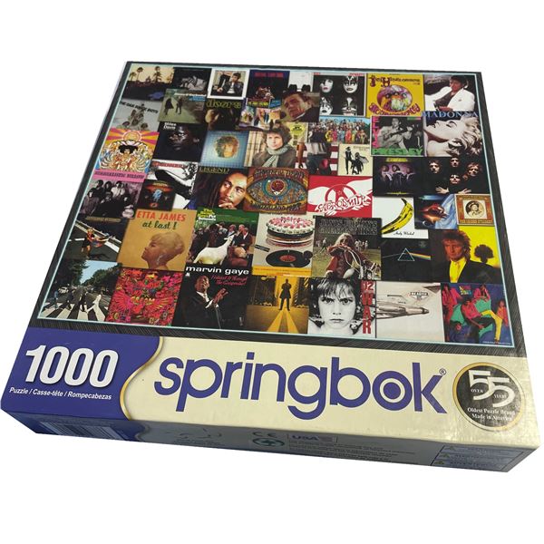 Springbok Puzzle Famous Album Covers 1000 Pieces “Play That Beat”