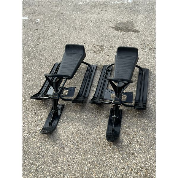 2 Noma Super GT Snoracer Sleds Snowracer