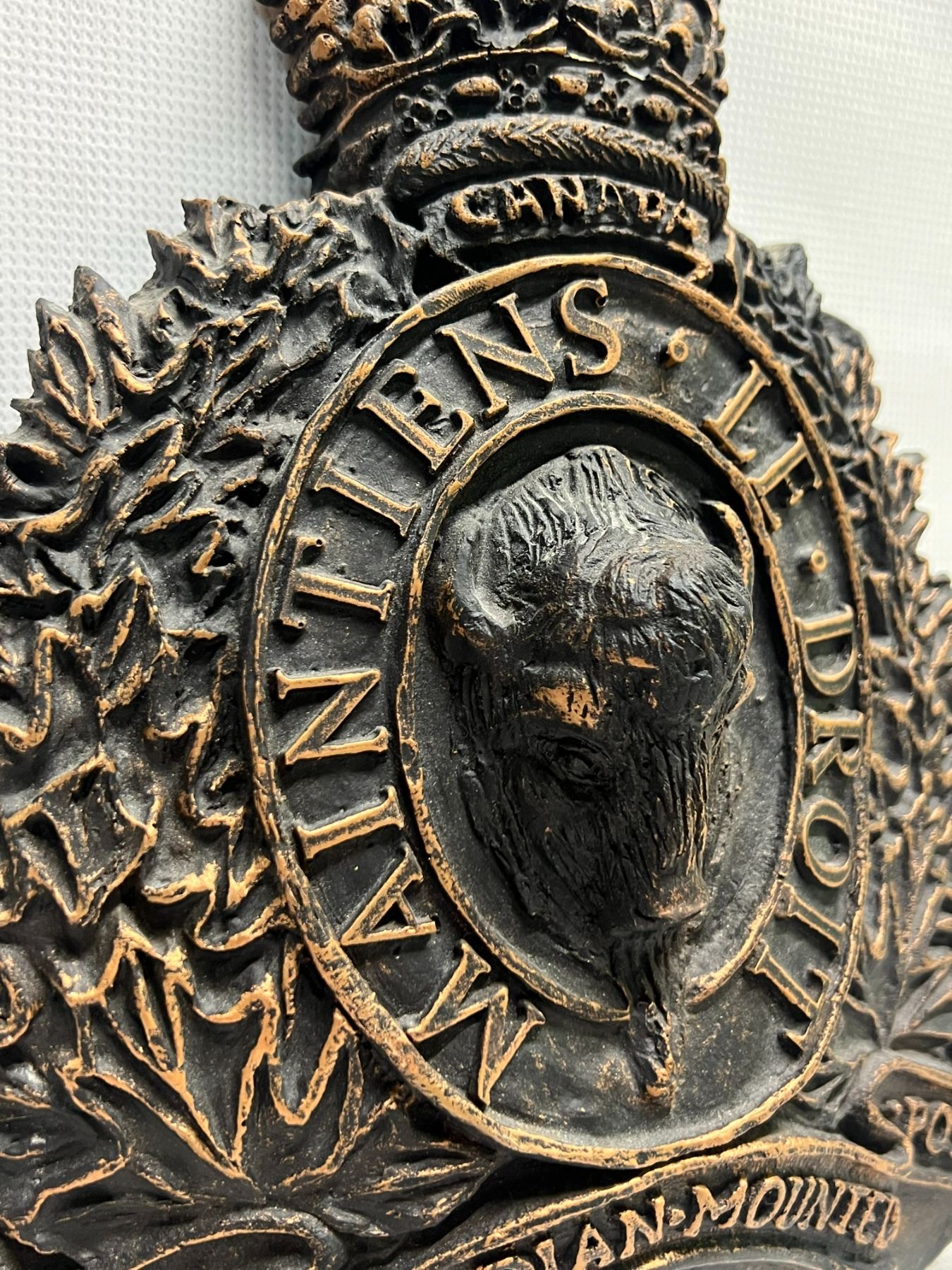 RCMP Royal Canadian Mounted Police 100 Years Resin Wall Plaque (approx ...