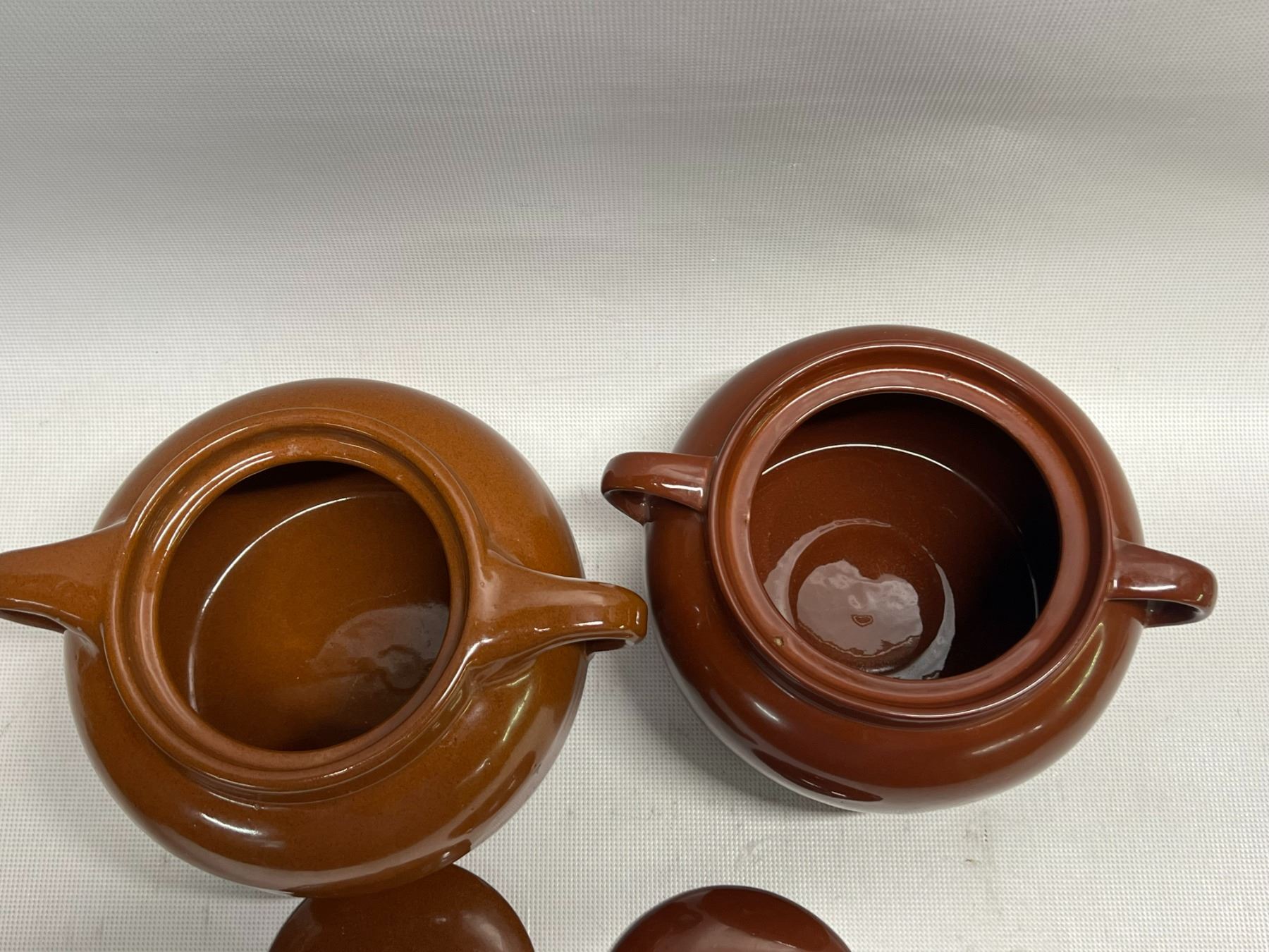 3 Medalta / Sunburst Canada Bean Pots as pictured - Nice overall