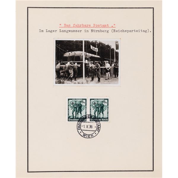 ALBUM OF GERMAN THIRD REICH STAMPS