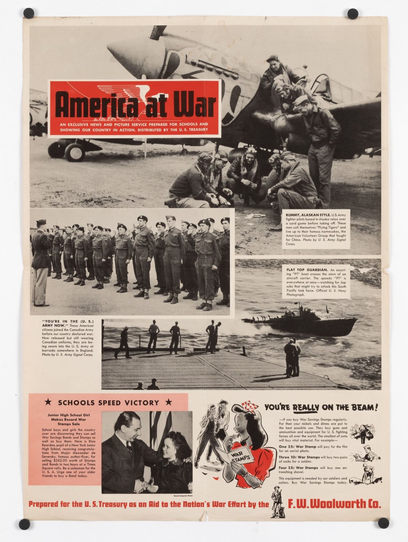 2 AMERICA AT WAR POSTERS