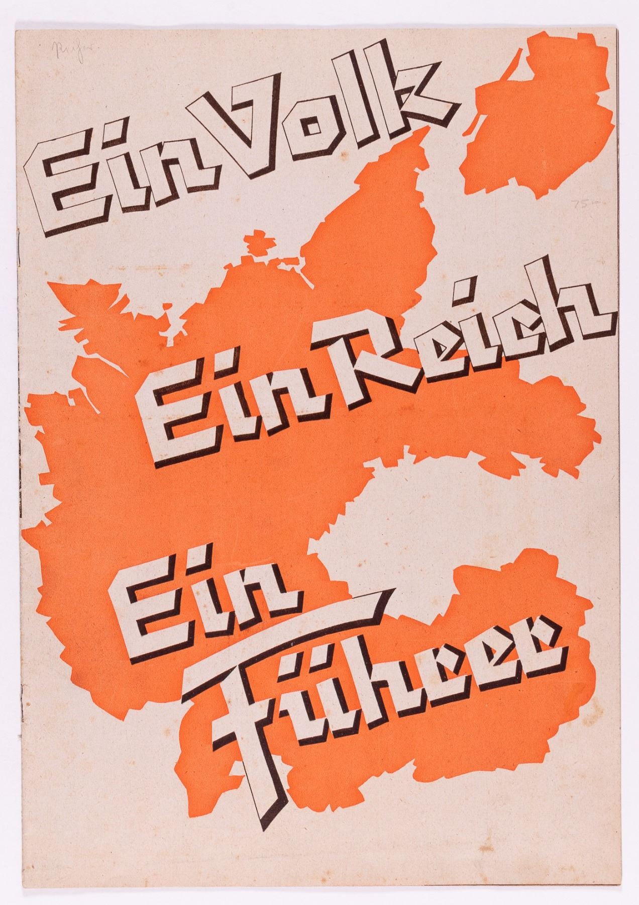 EIN VOLK EIN REICH EIN FUHRER