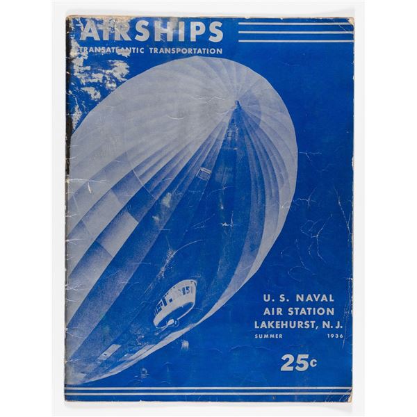 1936 HINDENBURG ZEPPELIN AIRSHIP MAGAZINE