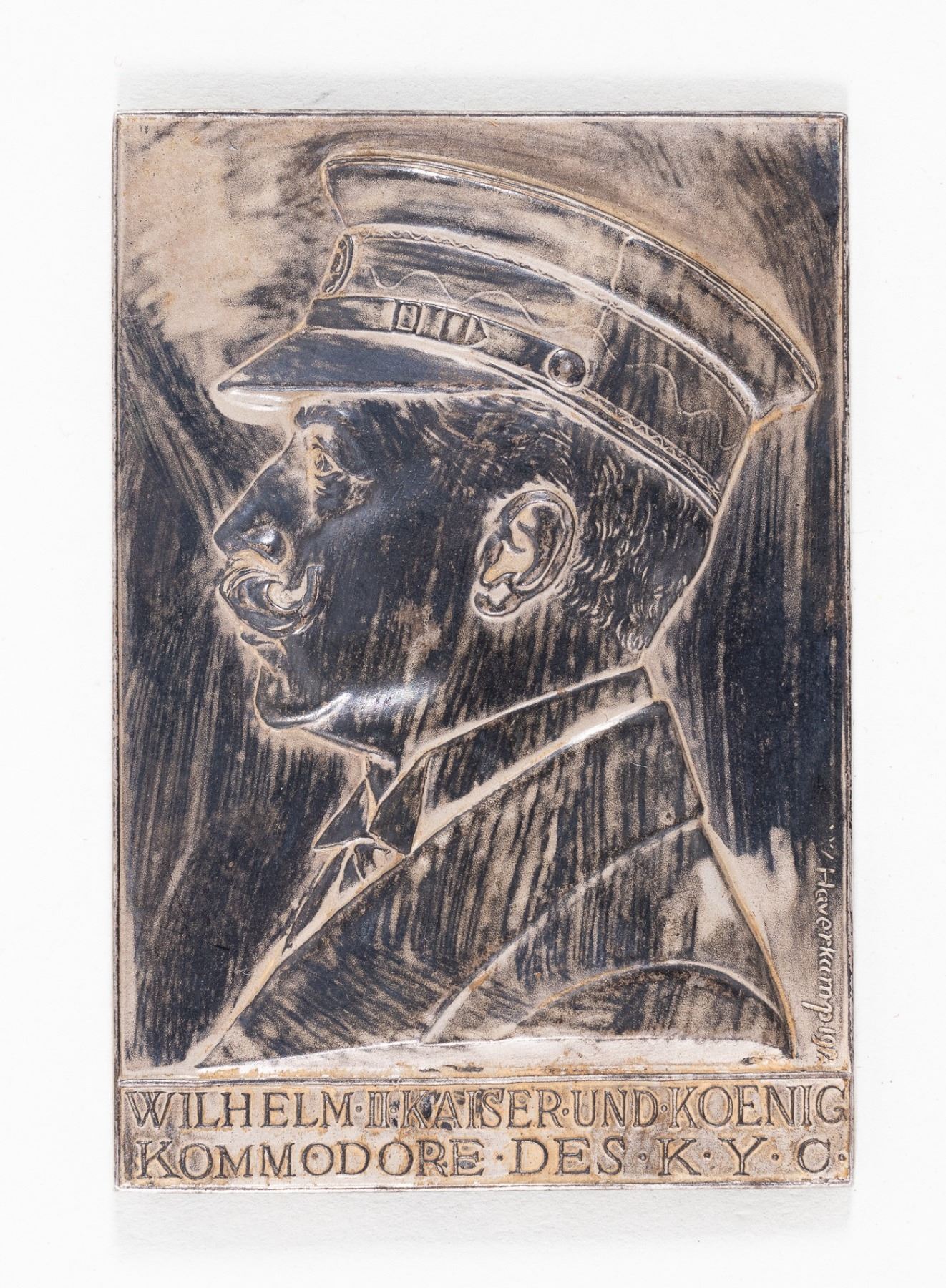 SMALL KAISER WILHELM II YACHT CLUB PLAQUE