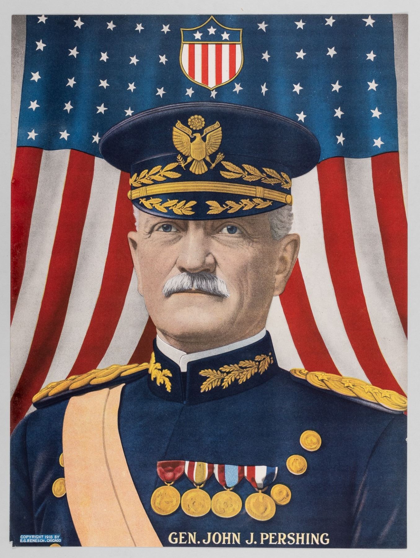 GENERAL JOHN J. PERSHING BY RENESCH