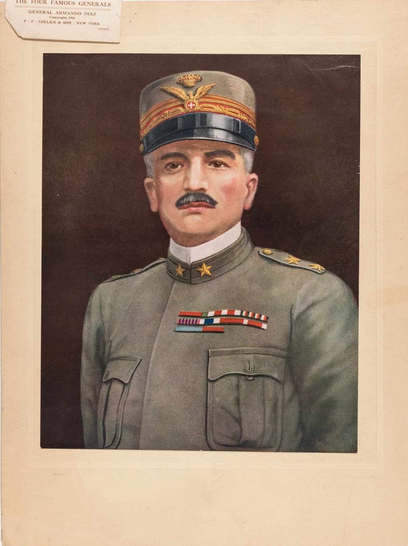 WWI GENERALS PORTRAITS PERSHING, FOCH, HAIG, DIAZ