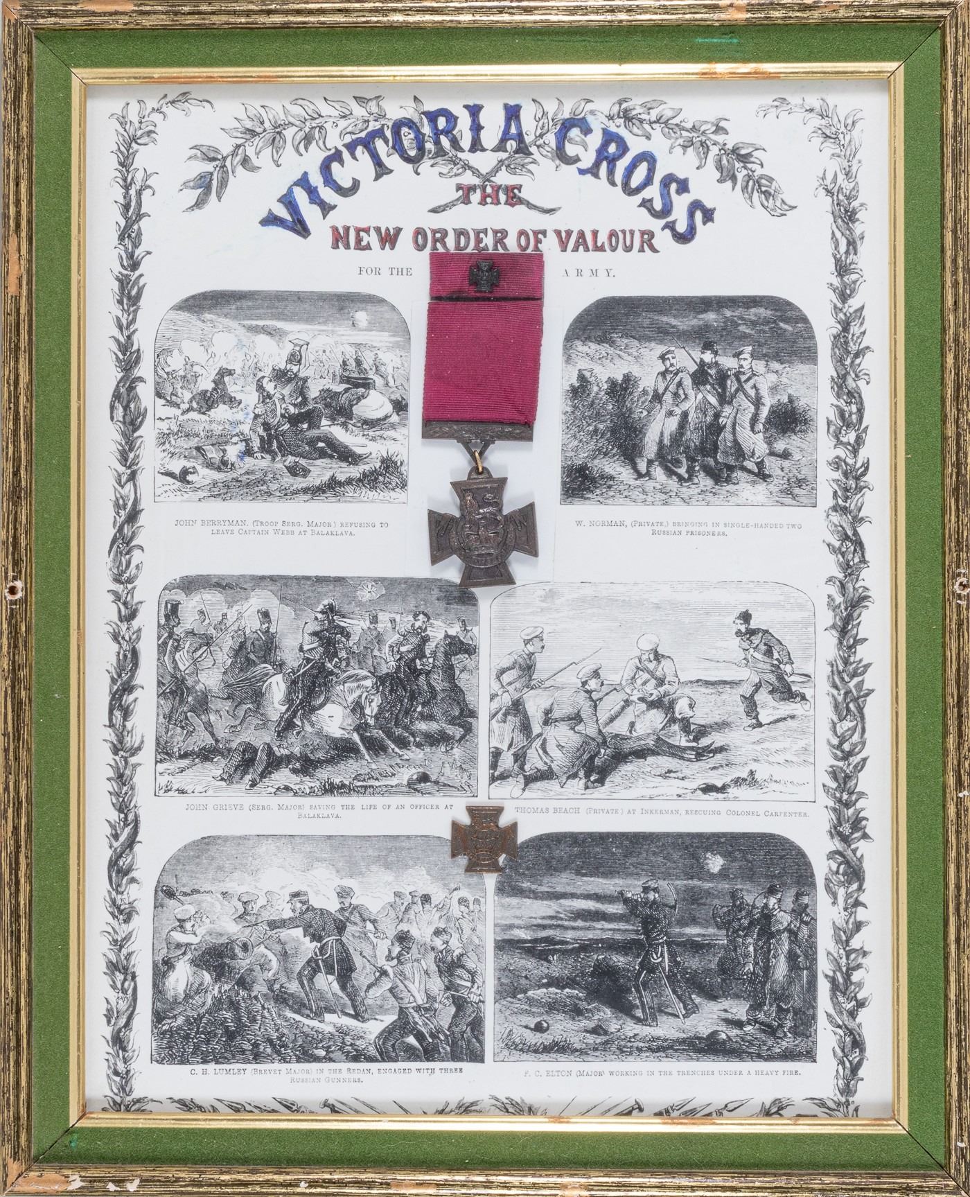 VICTORIA CROSS DECORATION DISPLAY