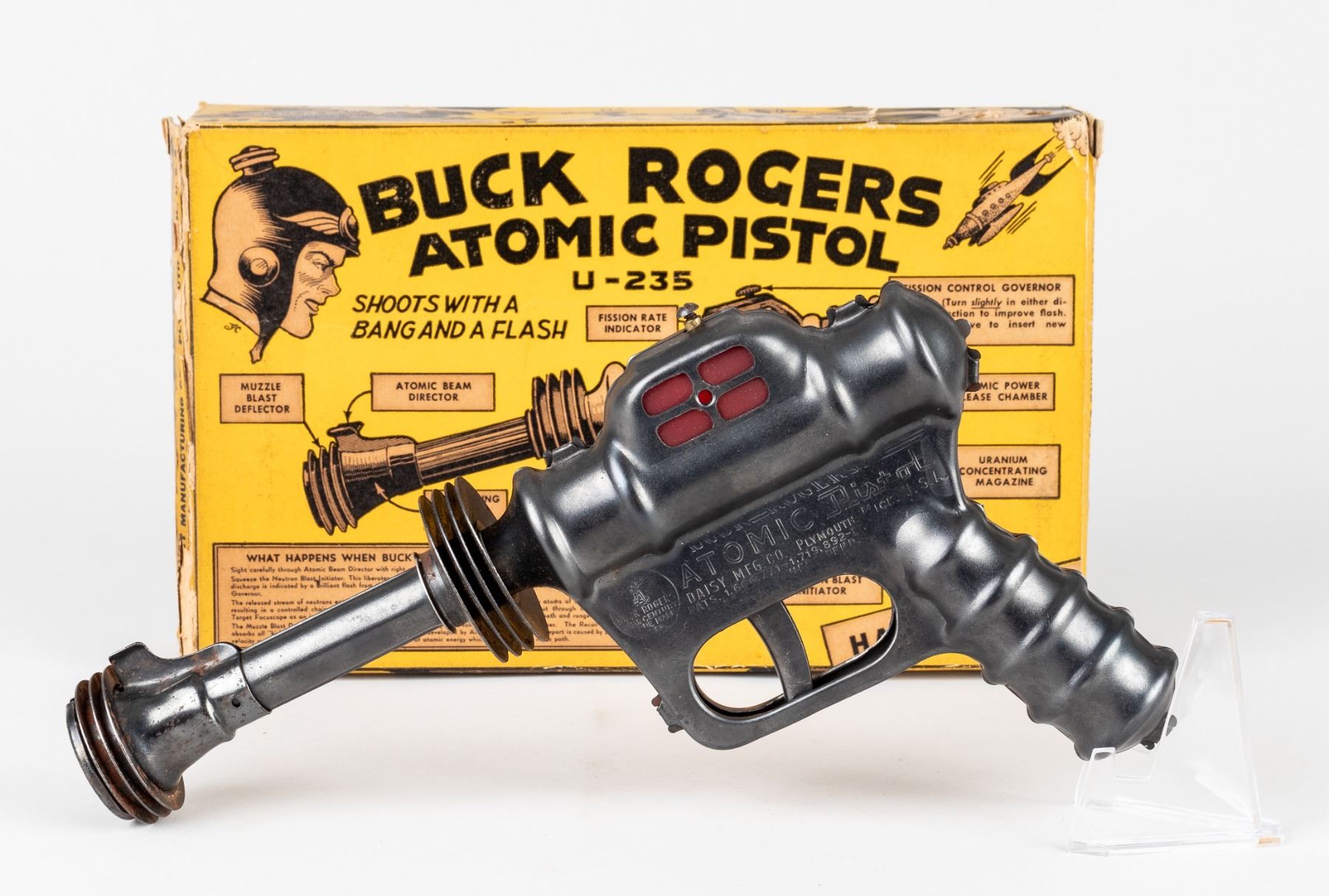 DAISY BUCK ROGERS ATOMIC PISTOL WITH ORIGINAL BOX