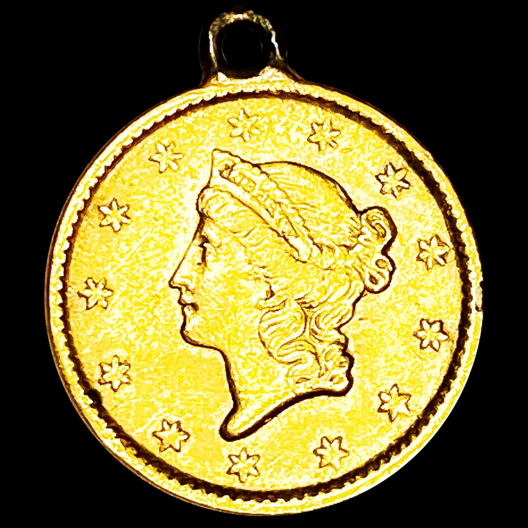 Gold Dollar Love Token UNCIRCULATED