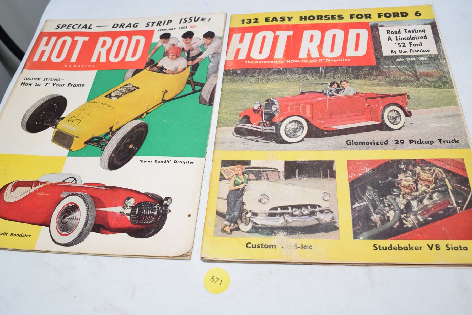 1950's Hot Rod magazines - Schmalz Auctions
