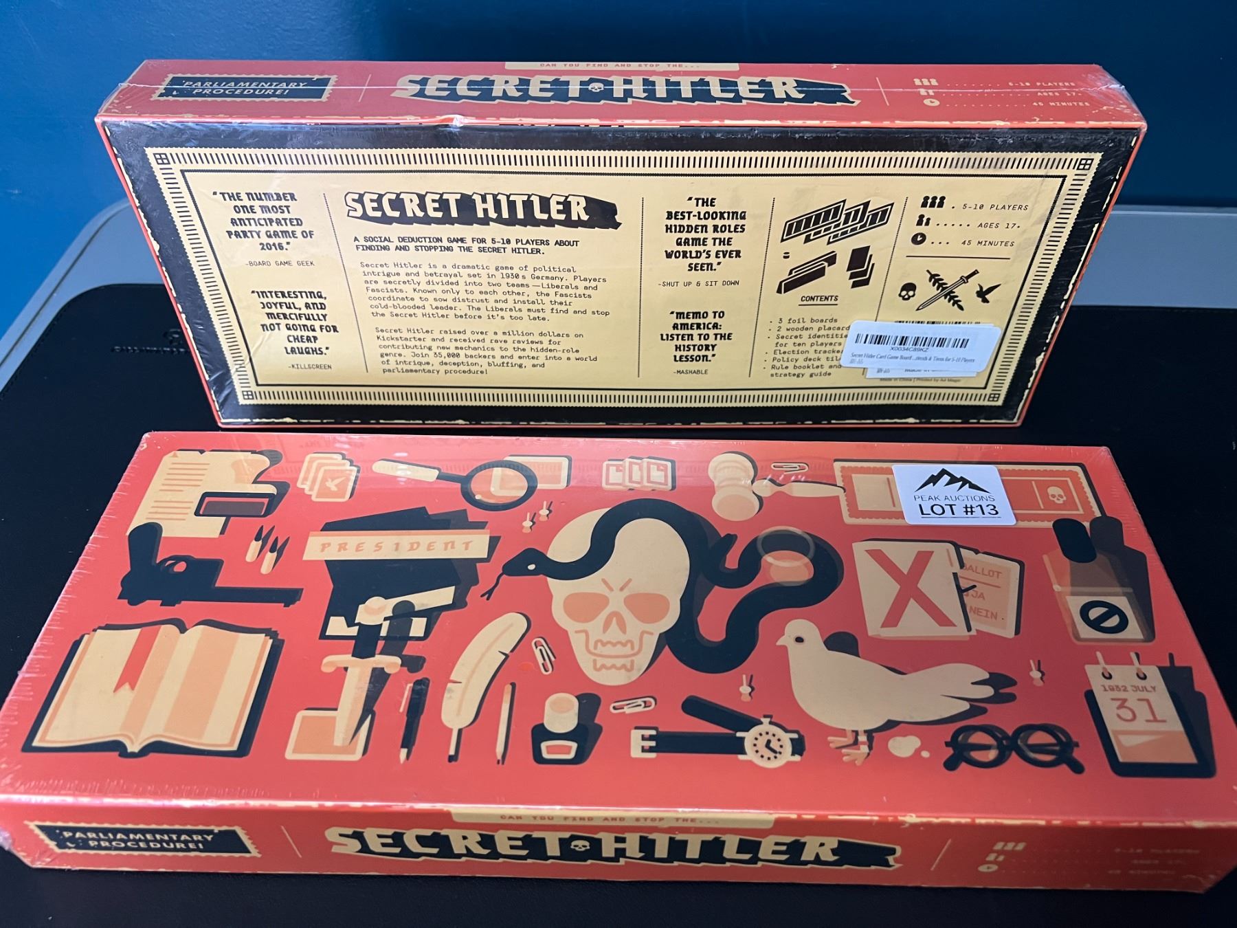 Lot of 2 Secret Hitler Card Game