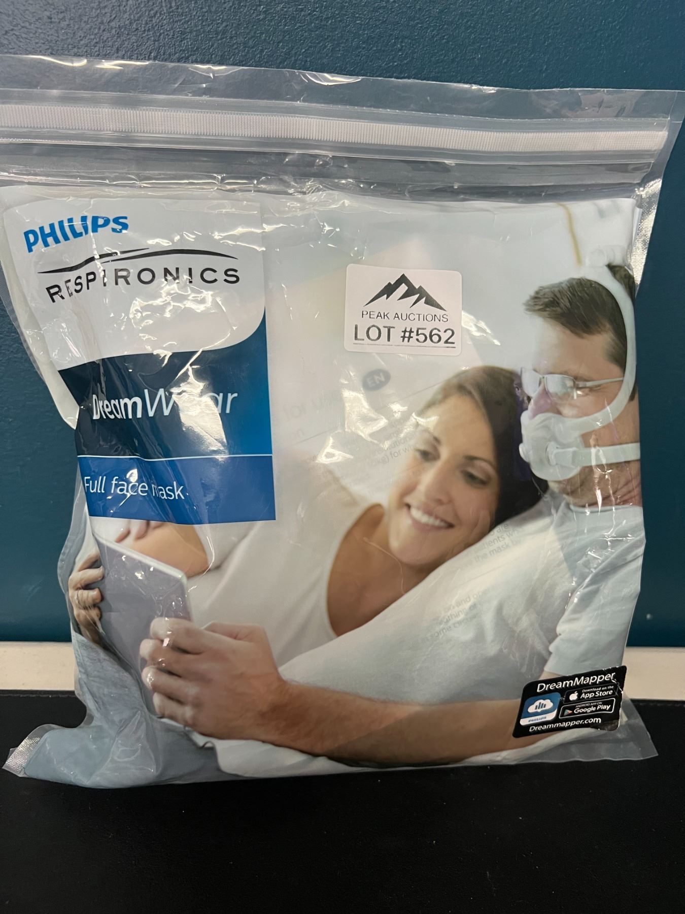 Lot of 1 Phillips Respironics Dream Wear Full Face CPAP Sleep Apnea ...