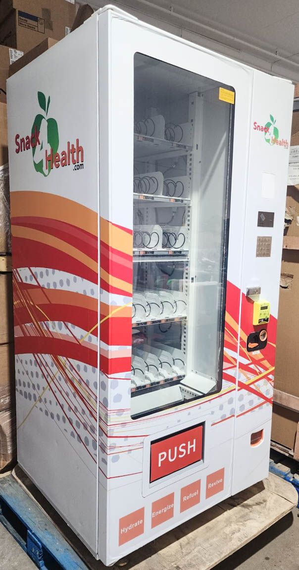 NEW SLIM REFRIGERATED COMBO VENDING MACHINE