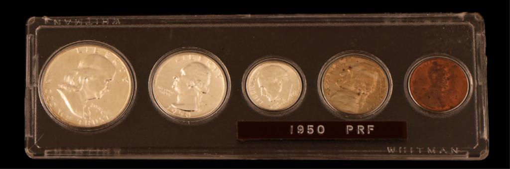 1950 US 5 Coin Proof Set