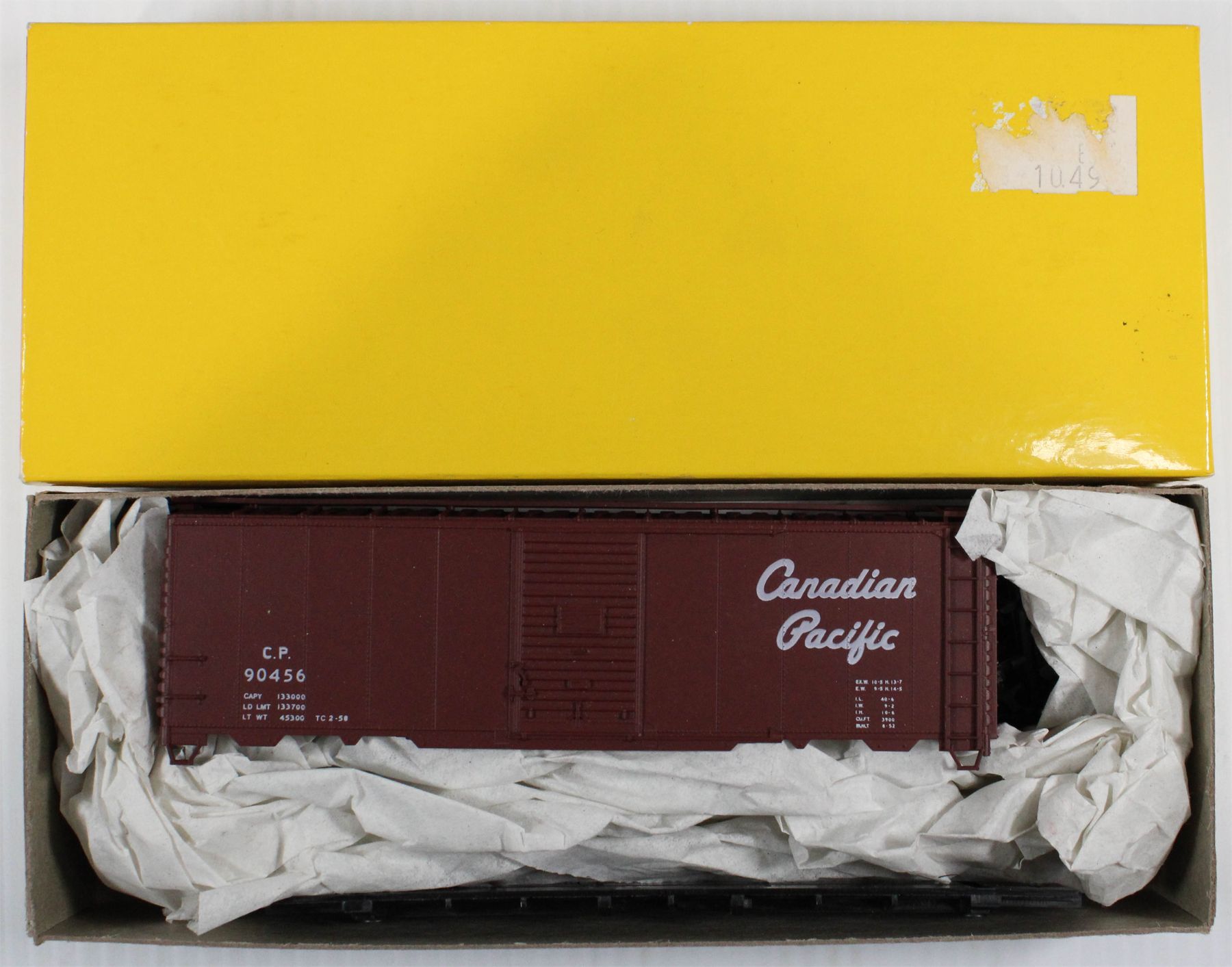 ACCURAIL TRAIN CP 40' AAR STEEL BOX CAR CP 90456