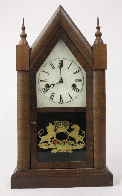 19th C American Steeple 8 Day Clock