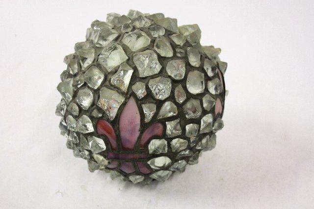 Chunk glass light fixture