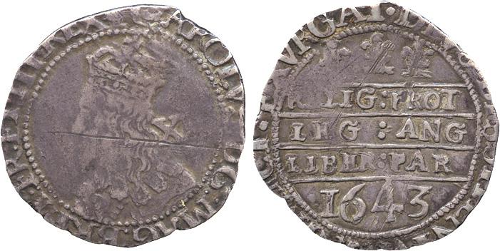 BRITISH COINS. Charles I, Civil War issues, Oxford (1642-1646 ...