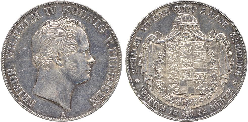 WORLD COINS. GERMANY. Prussia, Friedrich Wilhelm IV (1840-1861 ...