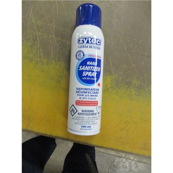 ZYTEC HAND SANITIZER SPRAY (500 ML) - PER CAN