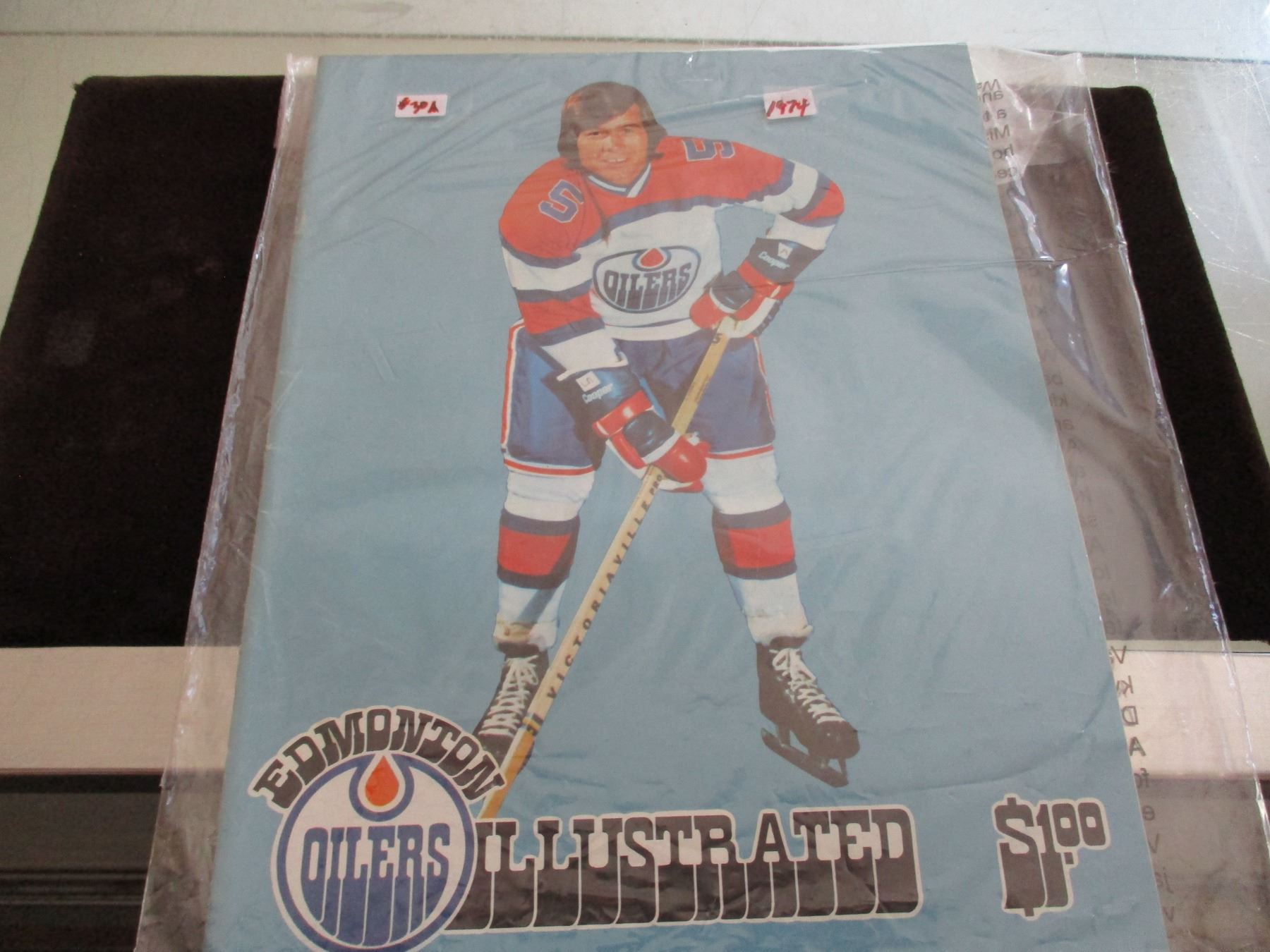 1974 EDMONTON OILER GAME MAGAZINE