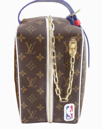 Louis Vuitton x NBA Brown Monogram Cloakroom Dopp Kit Bag